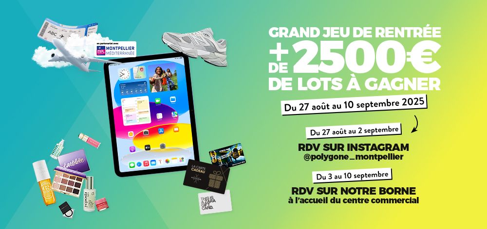 Polygone Montpellier : Centre commercial au coeur de l'hérault (34)