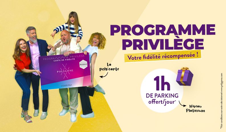 Nouveau ! programme de fidélité - Bon plan - Polygone Montpellier